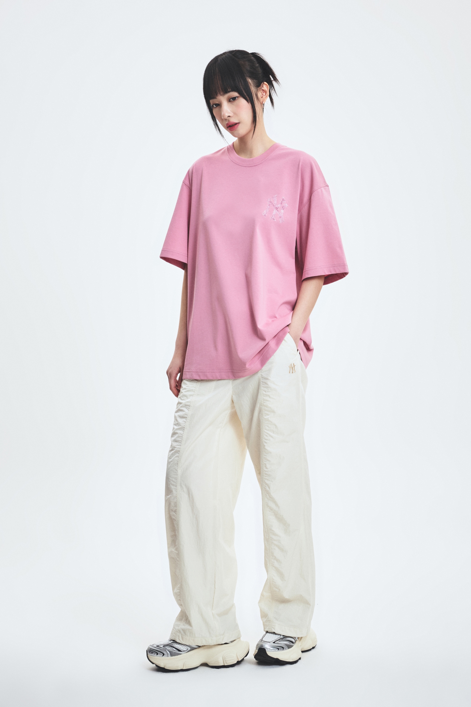 寬鬆剪裁 X 復古街頭 - MLB寬版大LOGO T恤 | MLB Korea HK